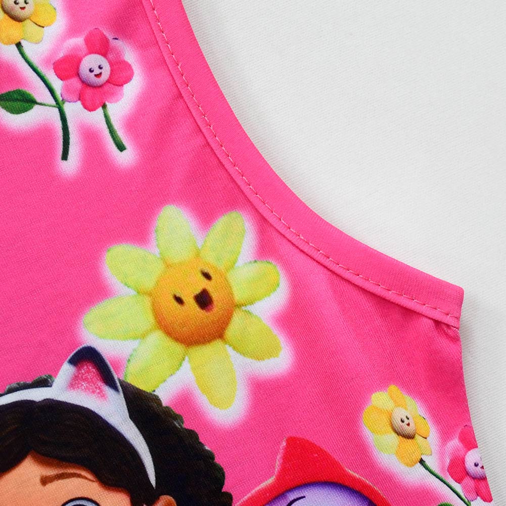 Gabby‘s Dollhouse:Kids Girls Gabby‘s Playhouse Cosplay Costume Pink ...