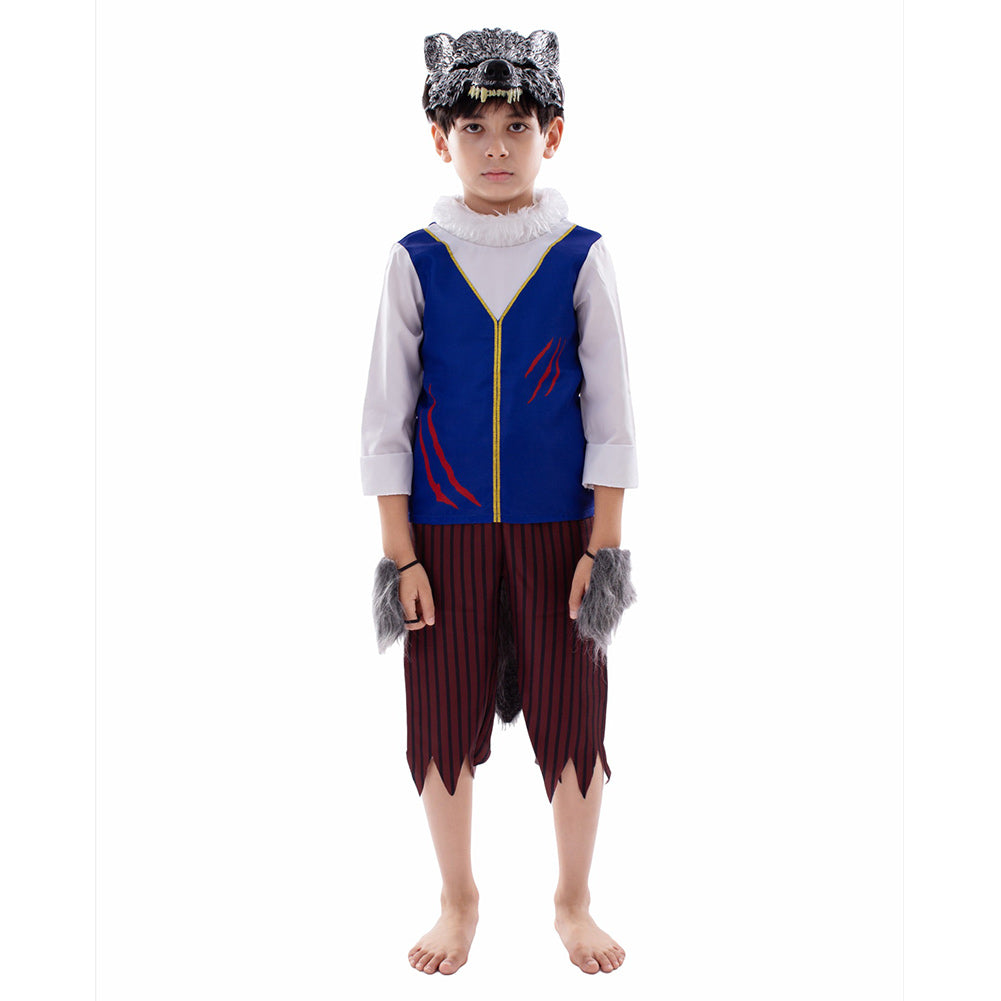 Kid Halloween Costume:Kids Moon Werewolf Cosplay Costume Outfits ...