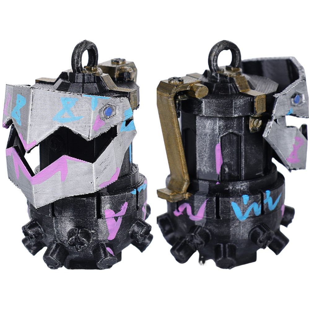 Arcane League of Legends Jinx Cosplay Black Grenade Plastic Accessory ...