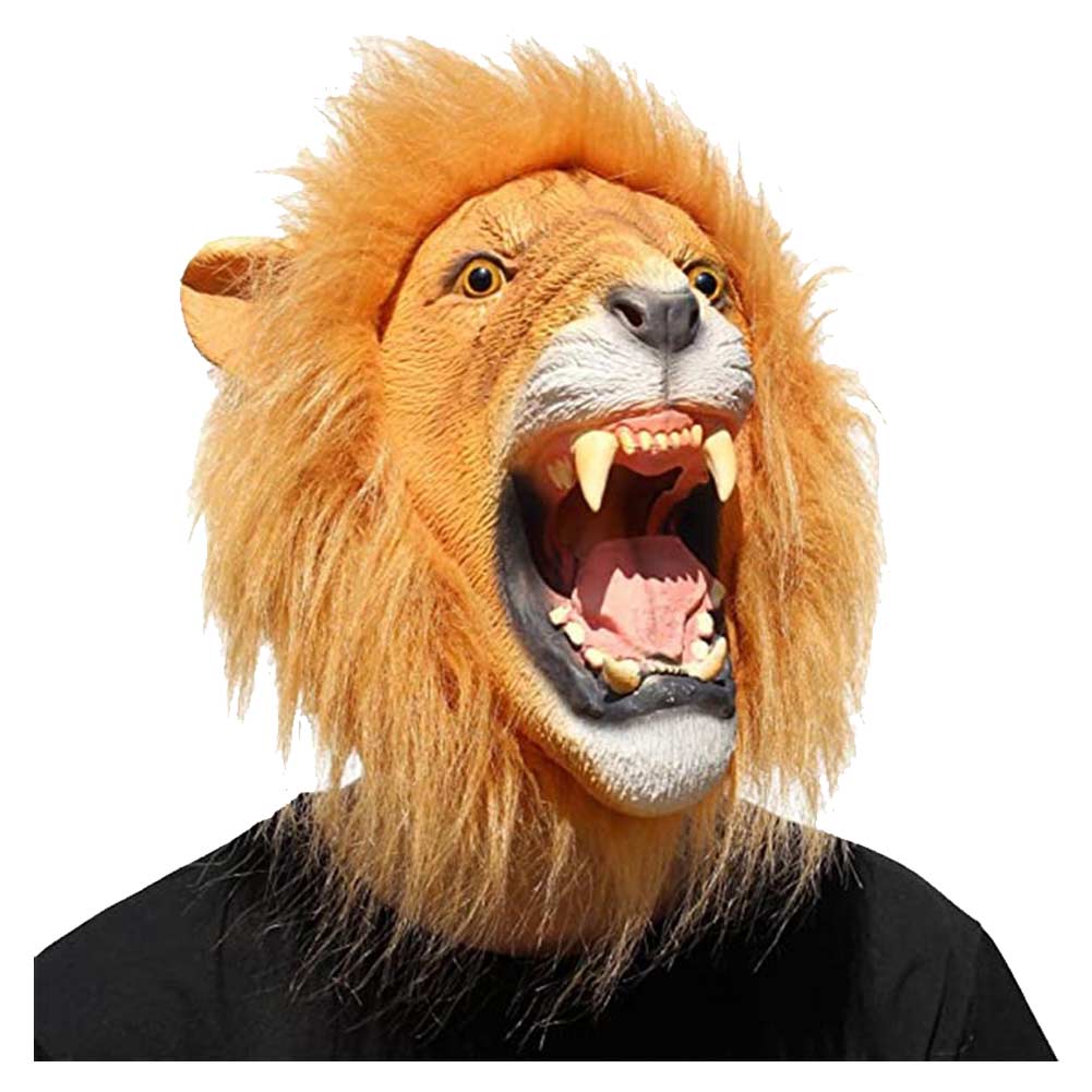 Adult Animal Cosplay Mask:Lion Mask Cosplay Latex Masks Helmet Masquer ...