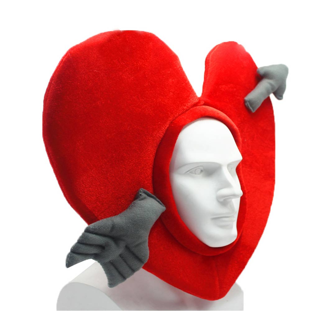 Cupid Love Heart Cosplay Hat Cap Costume Accessories Outfits Halloween ...