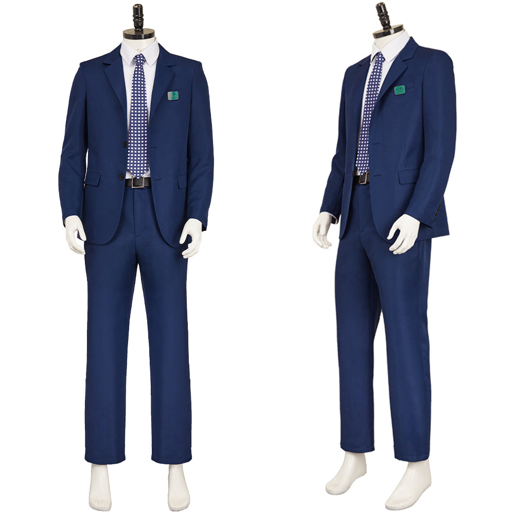 Severance:Mark Scout Cosplay Costume Man Dark Blue Outfits Halloween ...