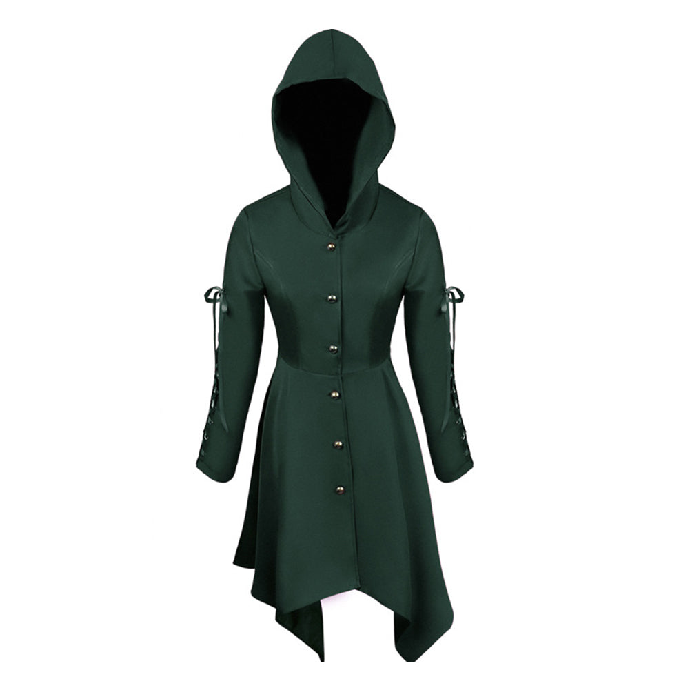 Medieval Renaissance Costume:Man&Unisex Victorian Gothic Punk Coat ...