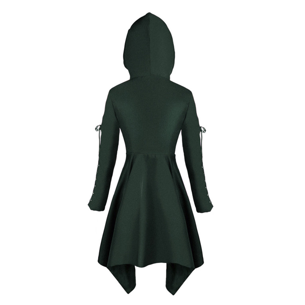 Medieval Renaissance Costume:Man&Unisex Victorian Gothic Punk Coat ...
