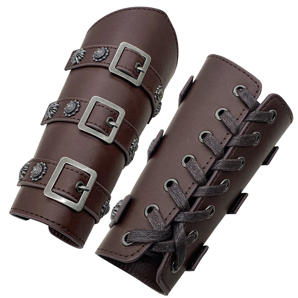 Medieval Renaissance Costume:retro knight wrist and arm Cosplay ...