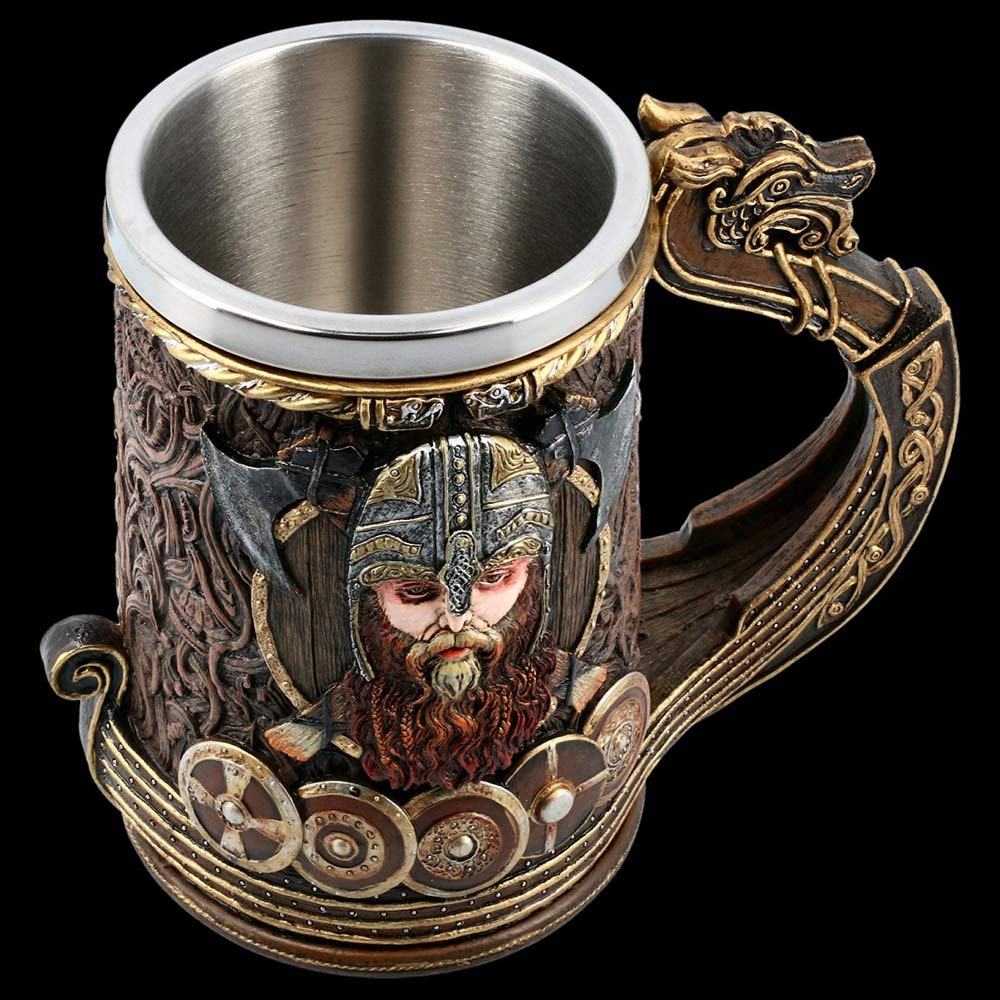 Medieval Renaissance Costume:Viking Beer Cups stainless steel Beer Tea ...