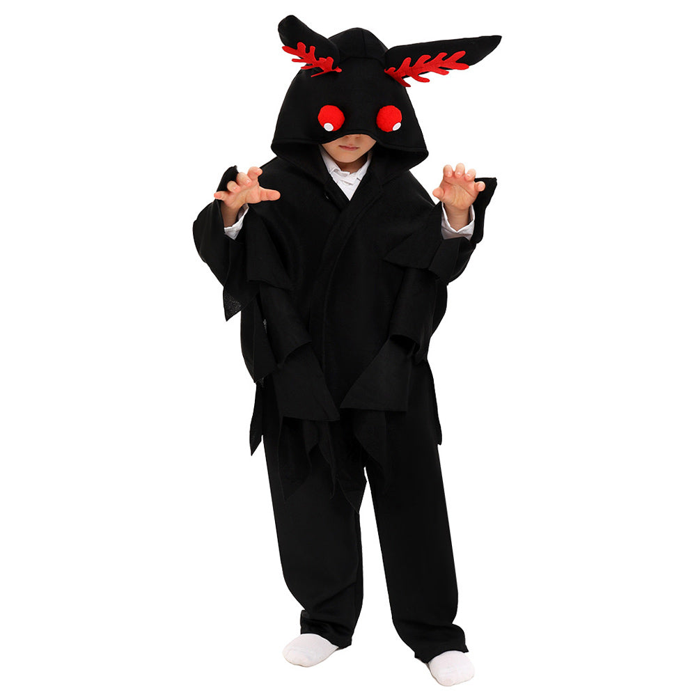 [Full In Stock] Mothman: Kids Elf Cosplay Costume Outfits Halloween Ca ...
