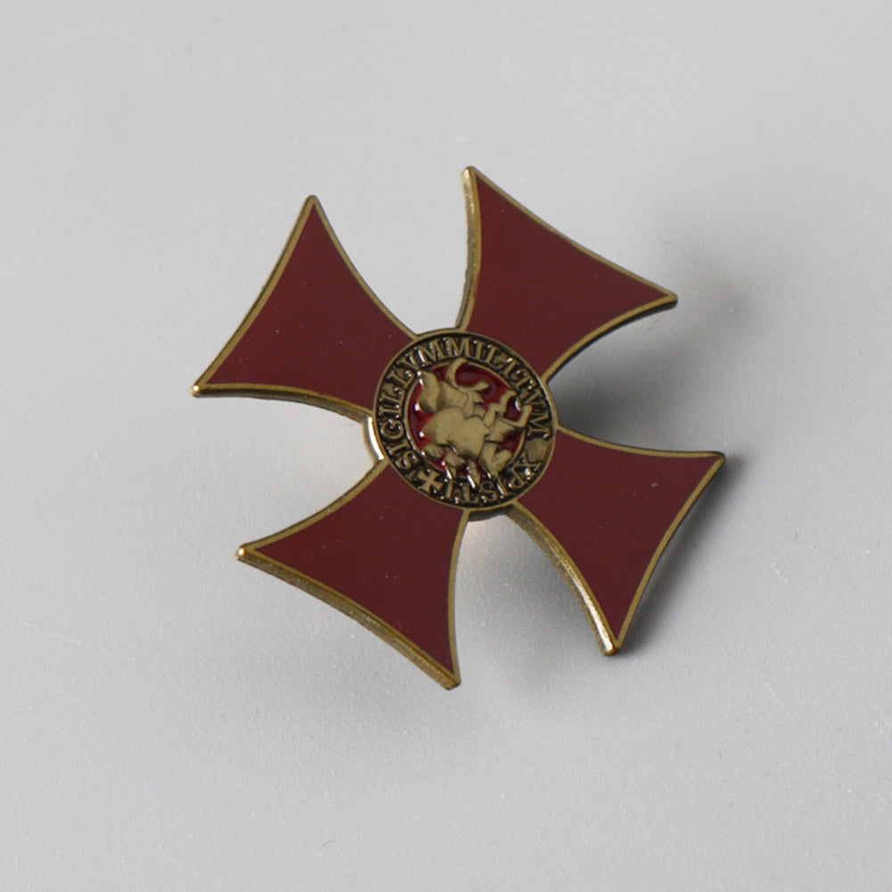 Ordre du Temple Knight Cosplay Brooch Pirate Viking Knights Pins Badge ...