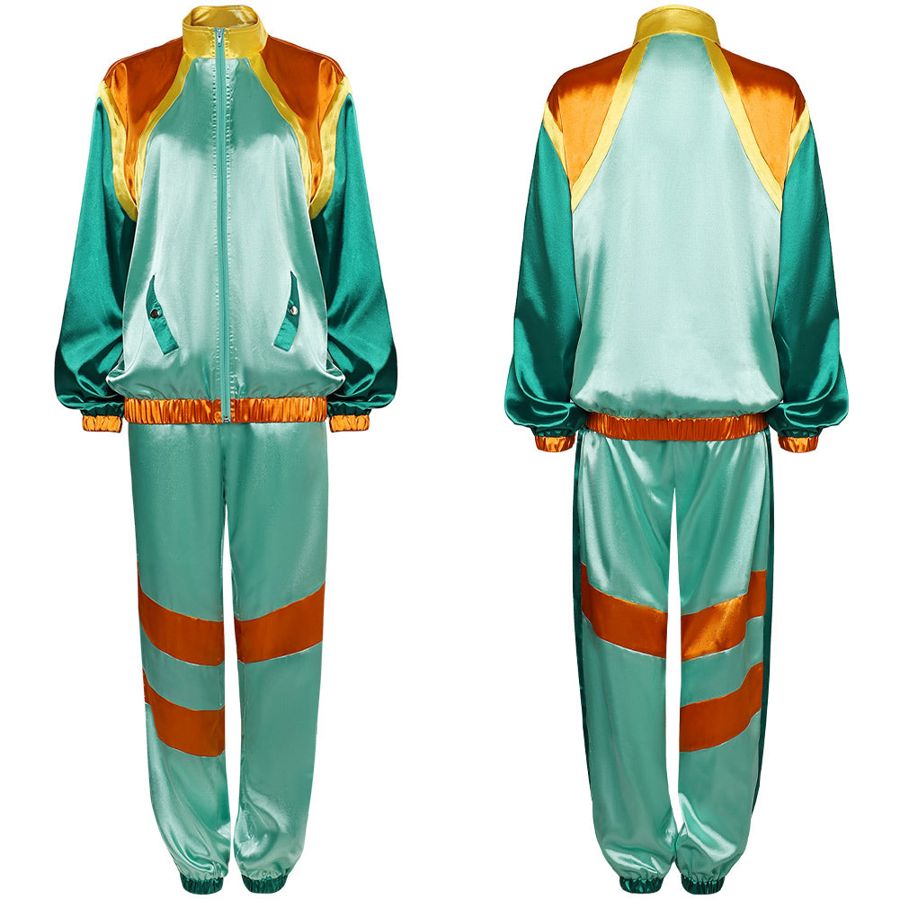 Party Suit Neon Clothes Retro Clothing 80s Costume Cosplay Costume ...