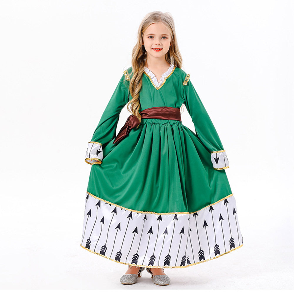 Funny Costume: Shooter Princess Cosplay Girls Green Dress Cosplay ...