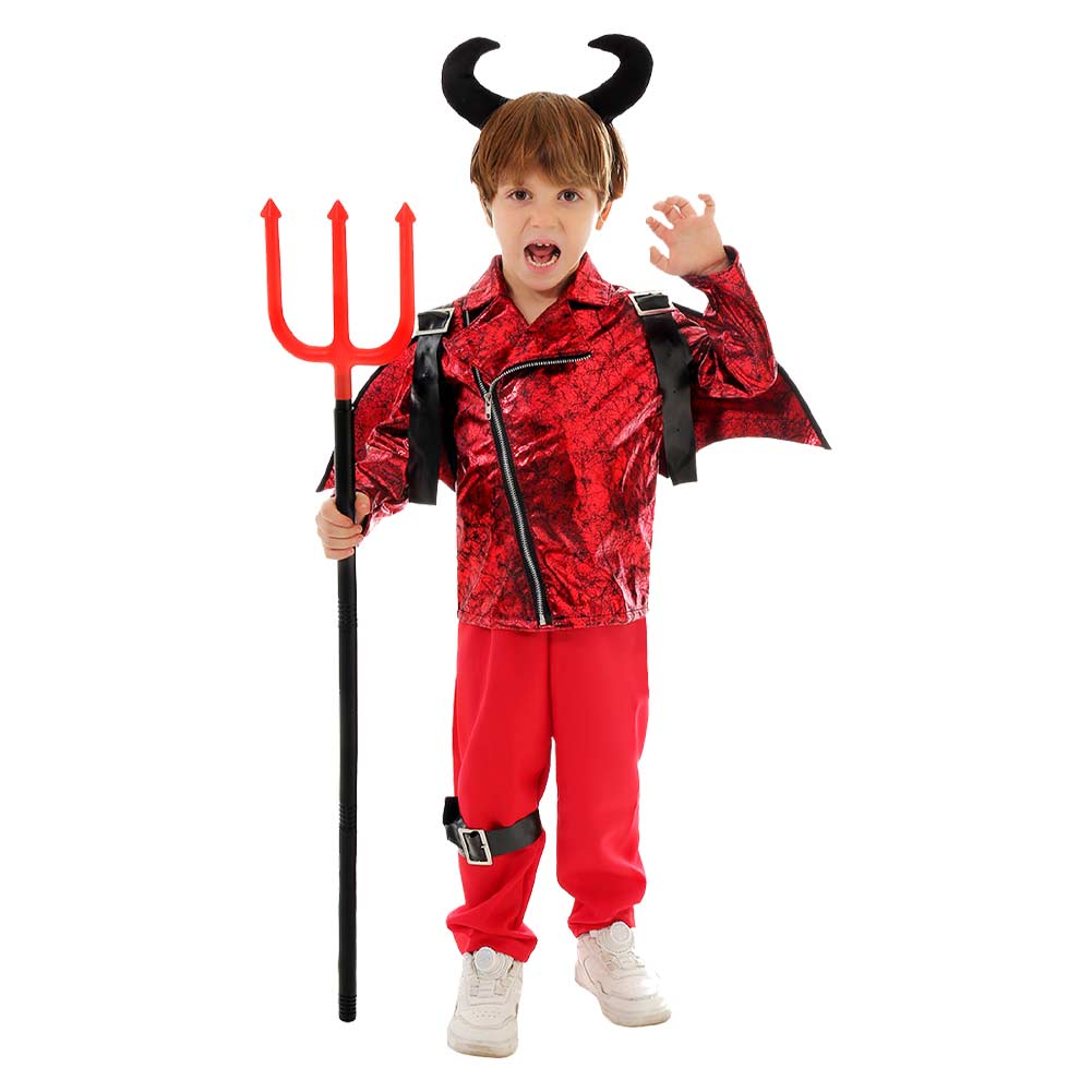 Kid Halloween Costume:punk costume little devil Cosplay Costume Outfits ...