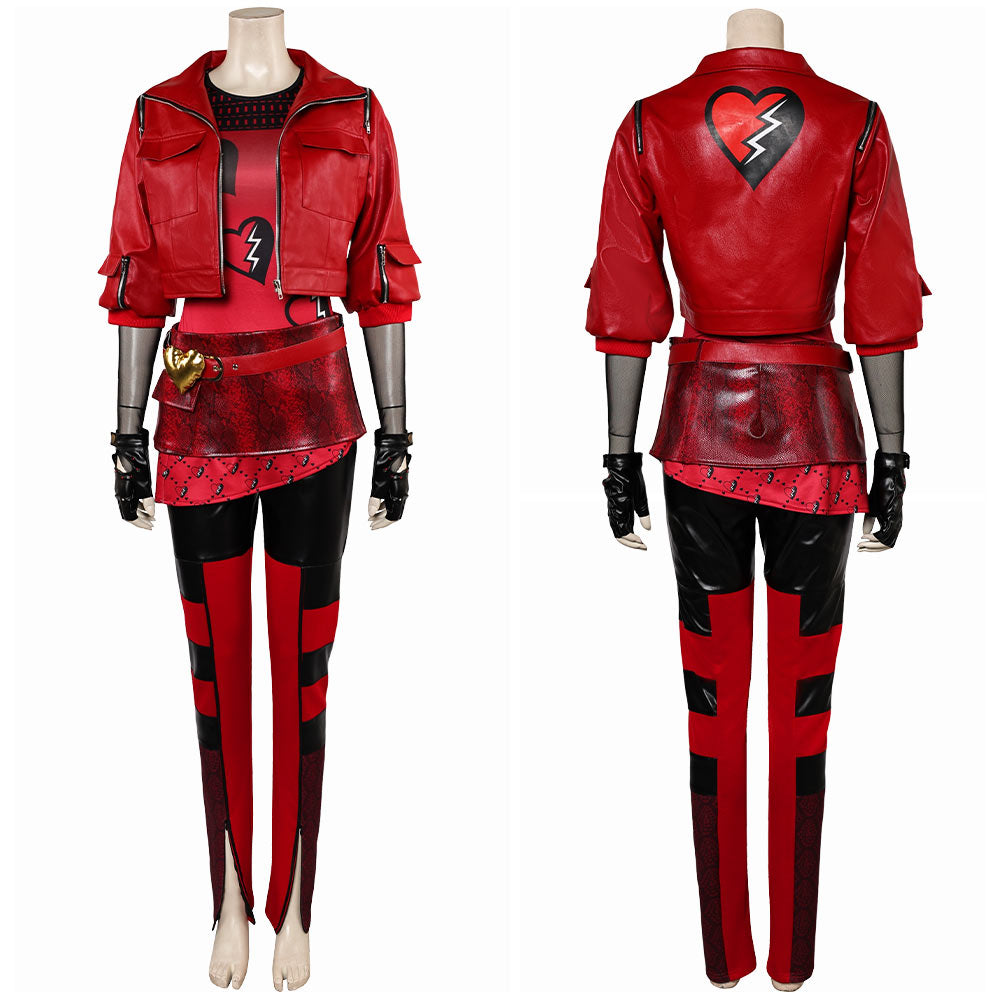 Descendants: The Rise of Red Cosplay Red Costume Outfits Halloween Suit