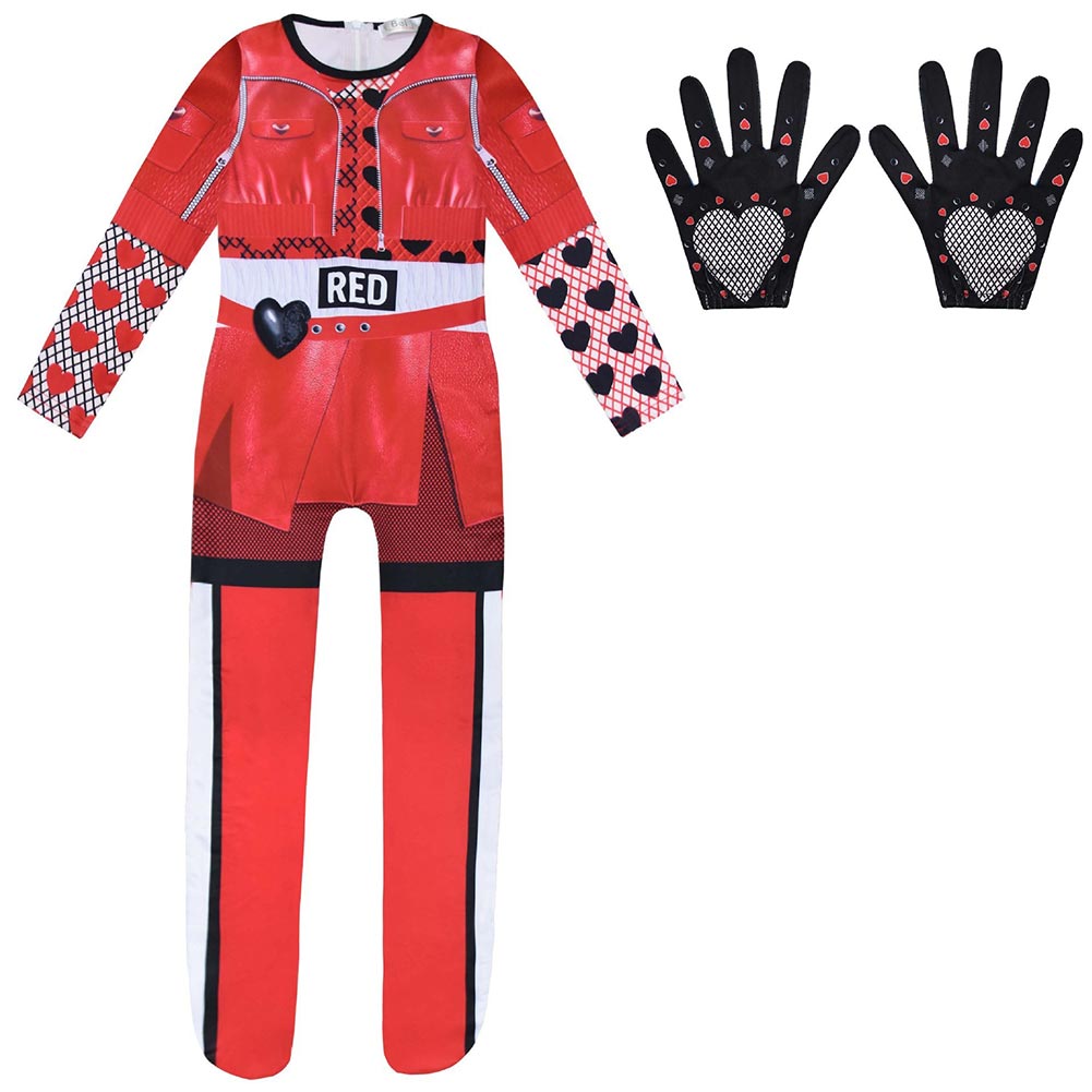 Descendants: The Rise of Red Kids Red Cosplay Costume Outfits Halloween ...