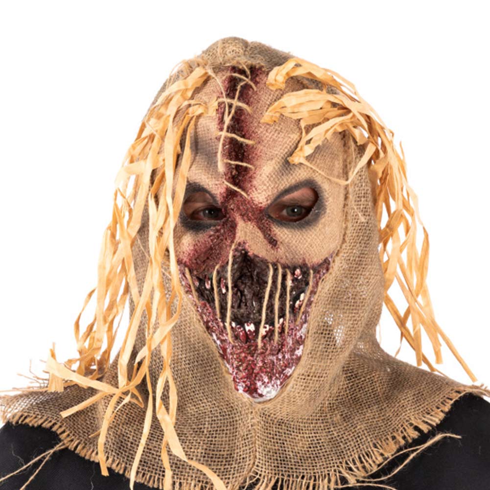 Scarecrow Clown Mask Cosplay Latex Masks Helmet Masquerade Halloween P ...
