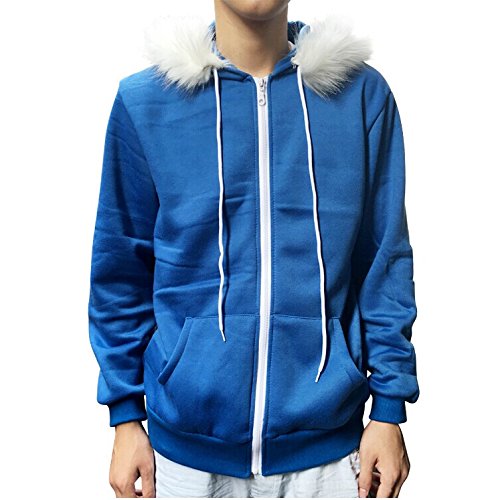 Undertale Sans Cosplay Costume Blue Hoodie Hooded Jacket Winter Coat ...