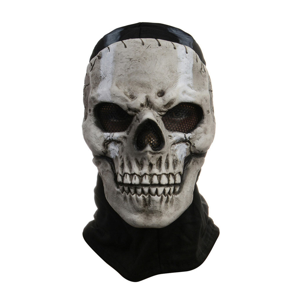 Adult Horror Cosplay Mask:Skeleton Mask Cosplay Latex Masks Helmet ...