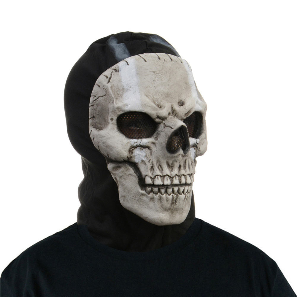 Adult Horror Cosplay Mask:Skeleton Mask Cosplay Latex Masks Helmet ...