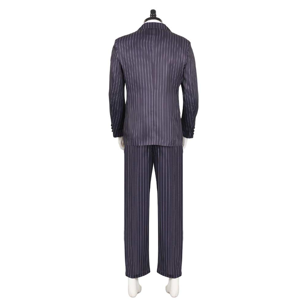 The Mask: Stanley Black Stripe Suit Cosplay Costume Outfits Halloween Suit