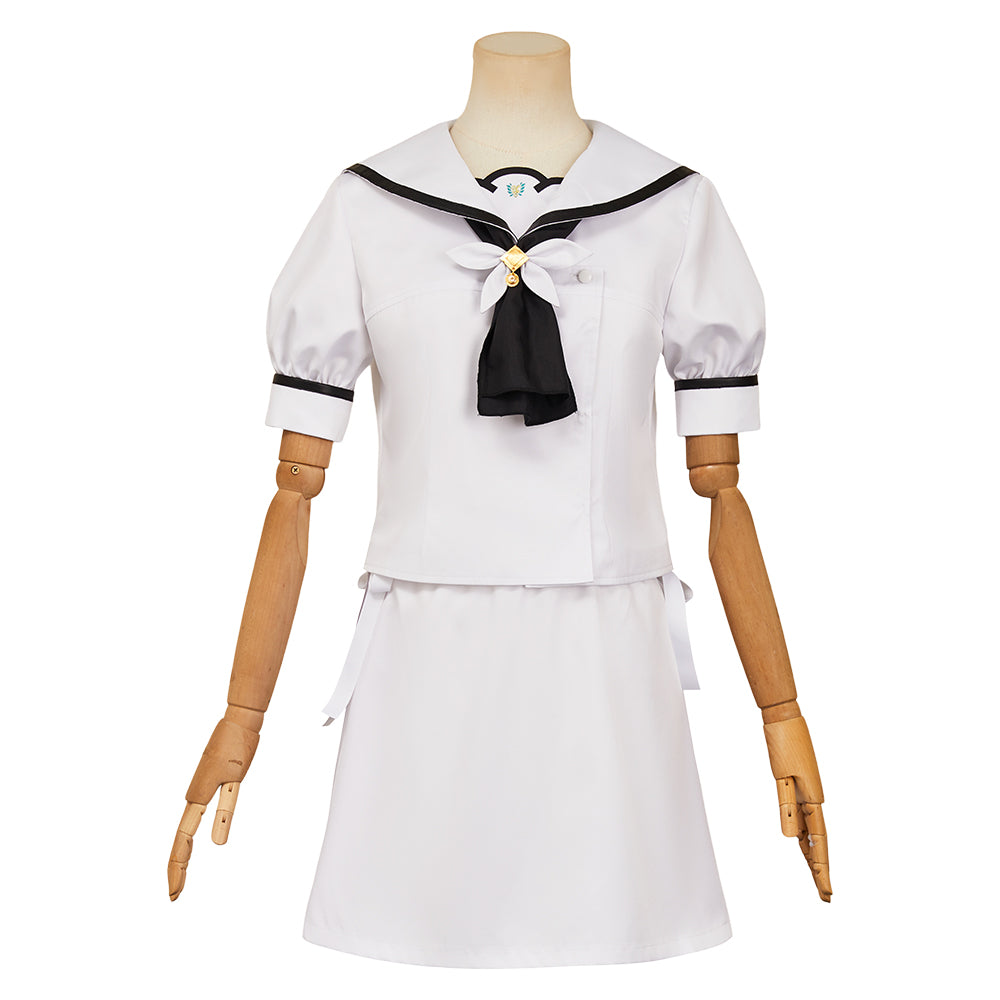 Summer Pockets Costume Naruse Shiroha Cosplay White Dress For Adult ...
