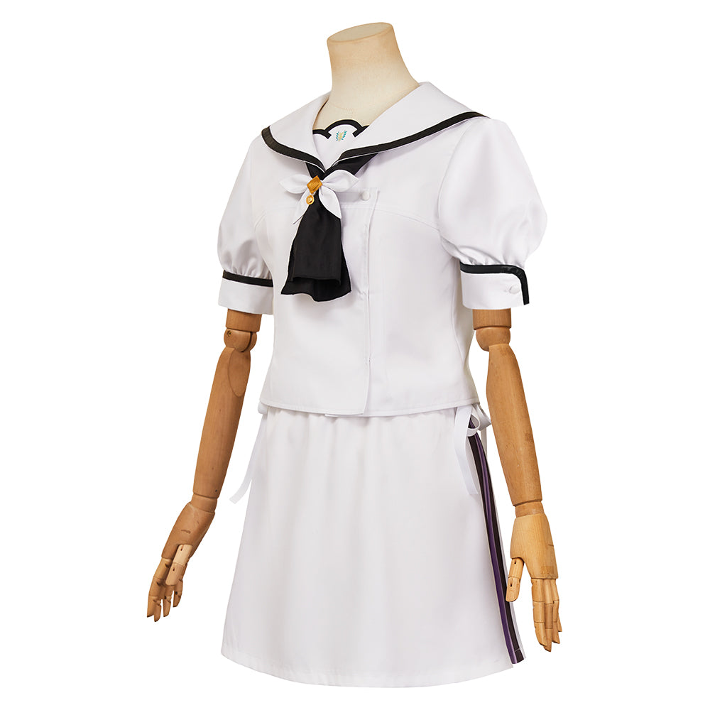 Summer Pockets Costume Naruse Shiroha Cosplay White Dress For Adult ...