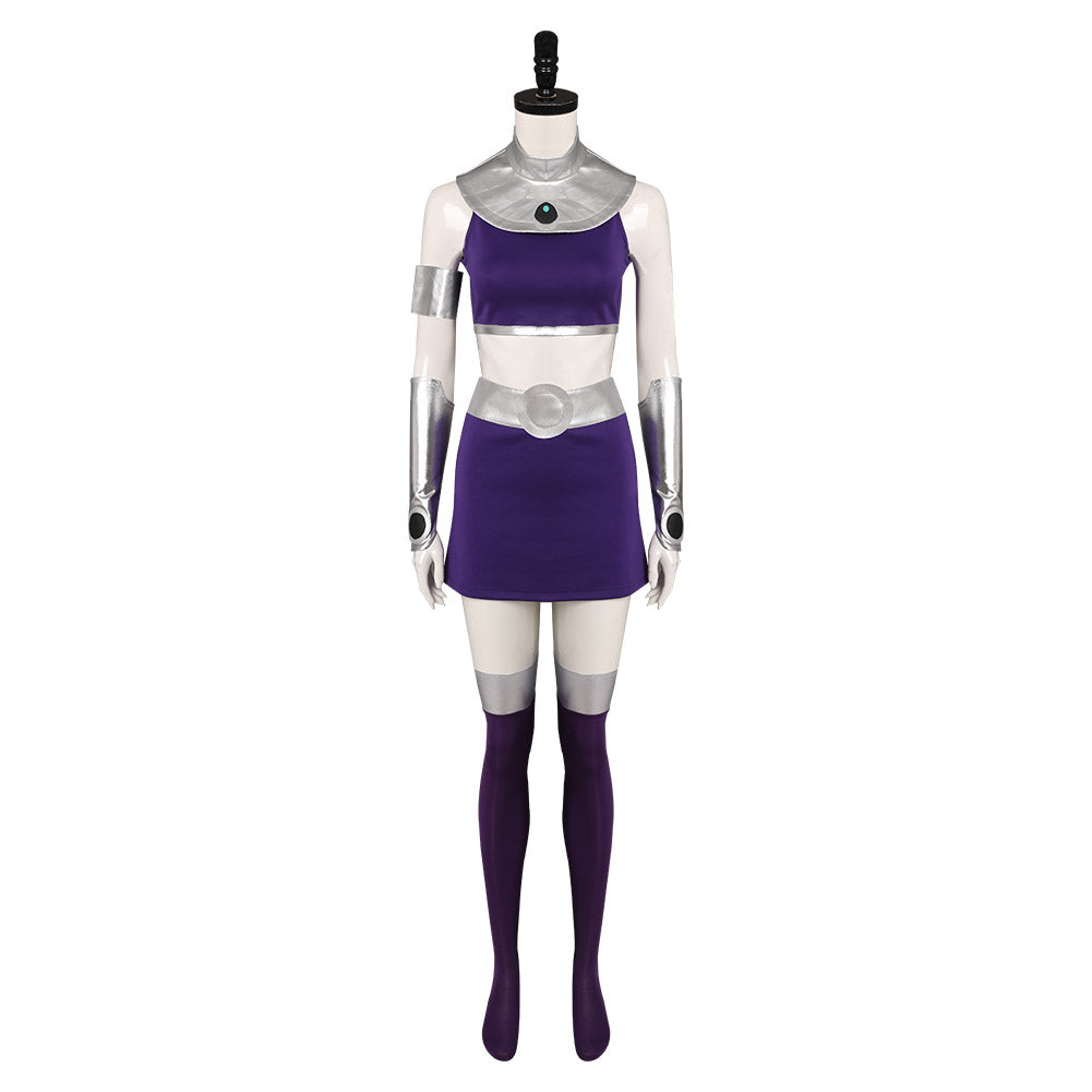 Teen Titans: Starfire Cosplay Costume Dress Outfits Halloween Costumes