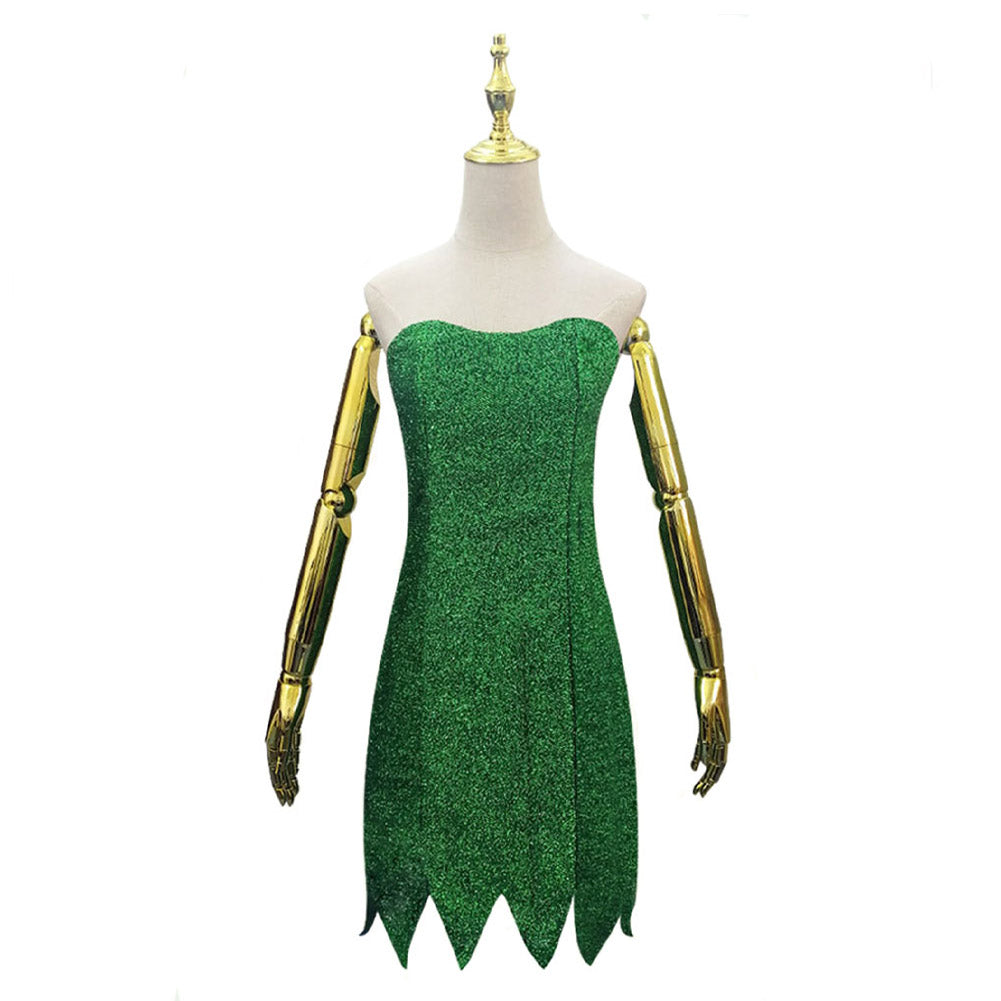 Tinker Bell Cosplay Costume TinkerBell Dress Halloween Disguise Suit