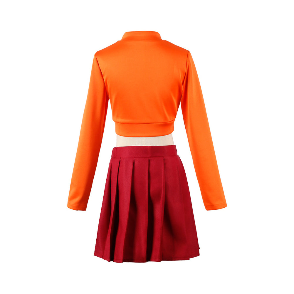 SCOOBY-DOO Velma Cosplay Costume Outfits Halloween Costume