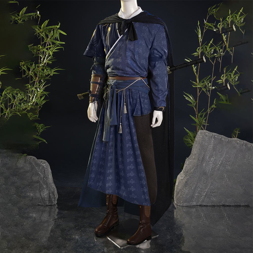 Where Winds Meet Jiang Yan Cosplay Suit Set For Men Halloween Carnival ...
