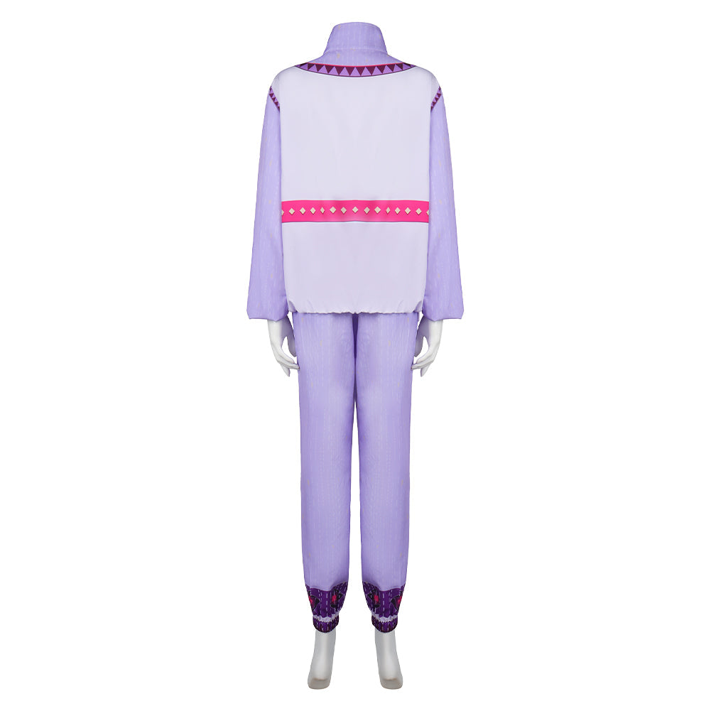 SeeCosplay Wish Movie Asha Women Purple Tracksuit Party for Halloween ...