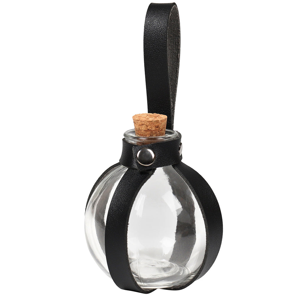 Witch Magic Ball Glass Bottle with Wooden Stopper Bottle Cover ...
