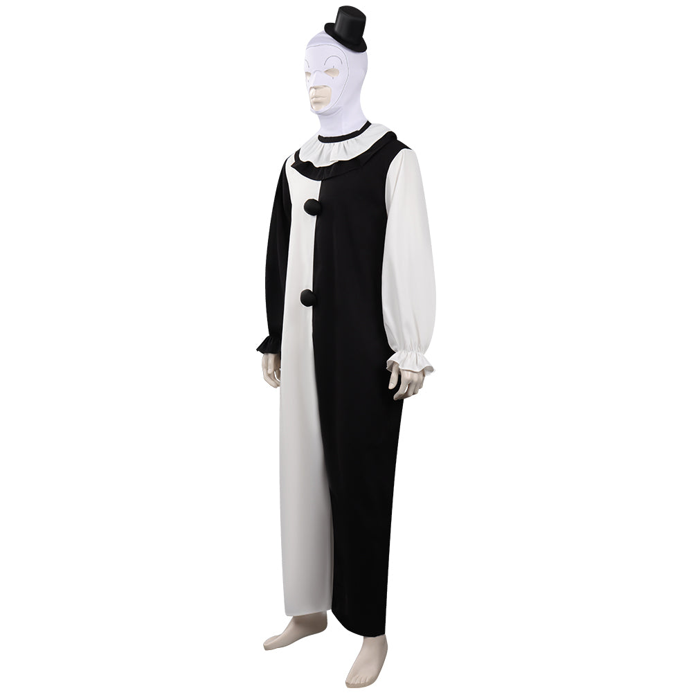 Terrifier 2:Costume Art the Clown Cosplay Costume Joker Jumpsuit Hat ...