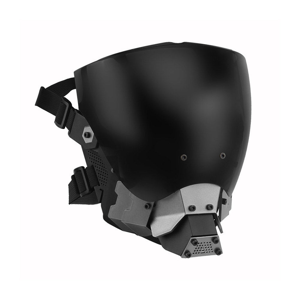 Cyberpunk 2077: Mask Latex Black Masks Adult Cosplay Mask Helmet ...