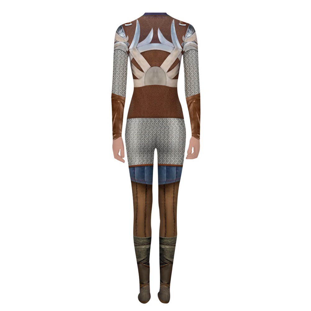 Baldur's Gate: Shadowheart Brown Jumpsuit Cosplay Costume Outfits ...