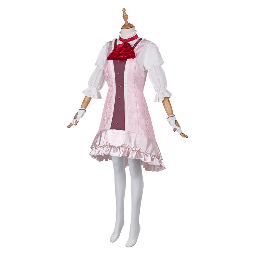 Tekken 8 Lili Pink Dress Outfits Cosplay Costume Halloween Costume