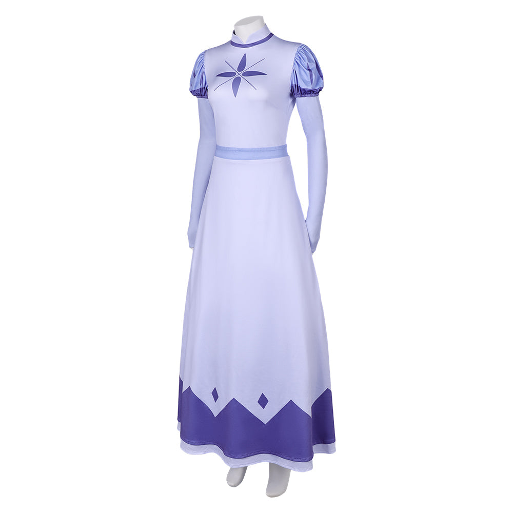 Hazbin Hotel:Costume Emily Women Purple Dress for Halloween Cosplay Costume