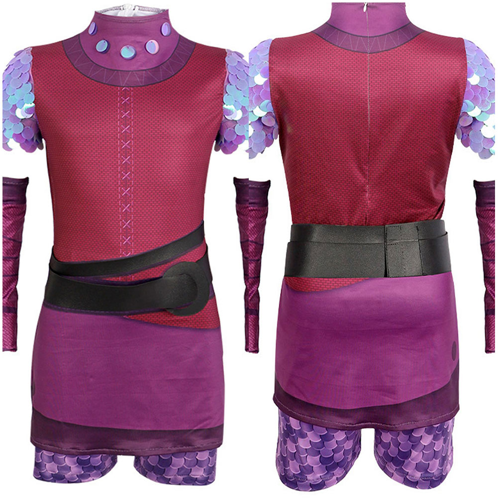 SeeCosplay Movie Nimona Kids Girls Outfits Party Halloween Cosplay Costume
